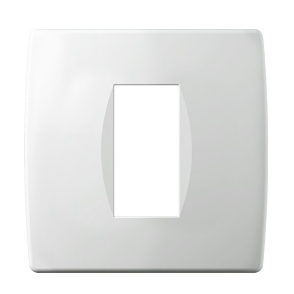 TEM MODUL Okvir Soft OS10, 1/2 mjesta, PW bijeli | Koreqt.hr